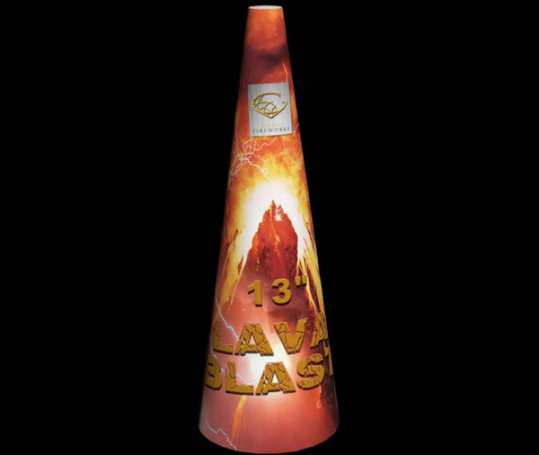 Gemstone Fireworks | Lava Blast 13 Inch Fountain (Single) – SOUTH ...