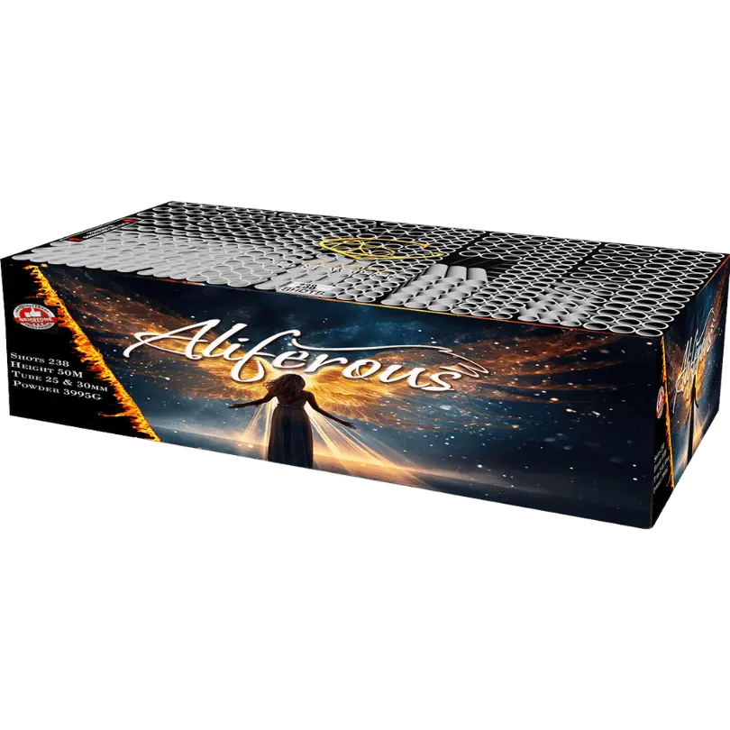 Gemstone Fireworks Aliferous 238 Shot Barrage – SOUTH YORKSHIRE FIREWORKS