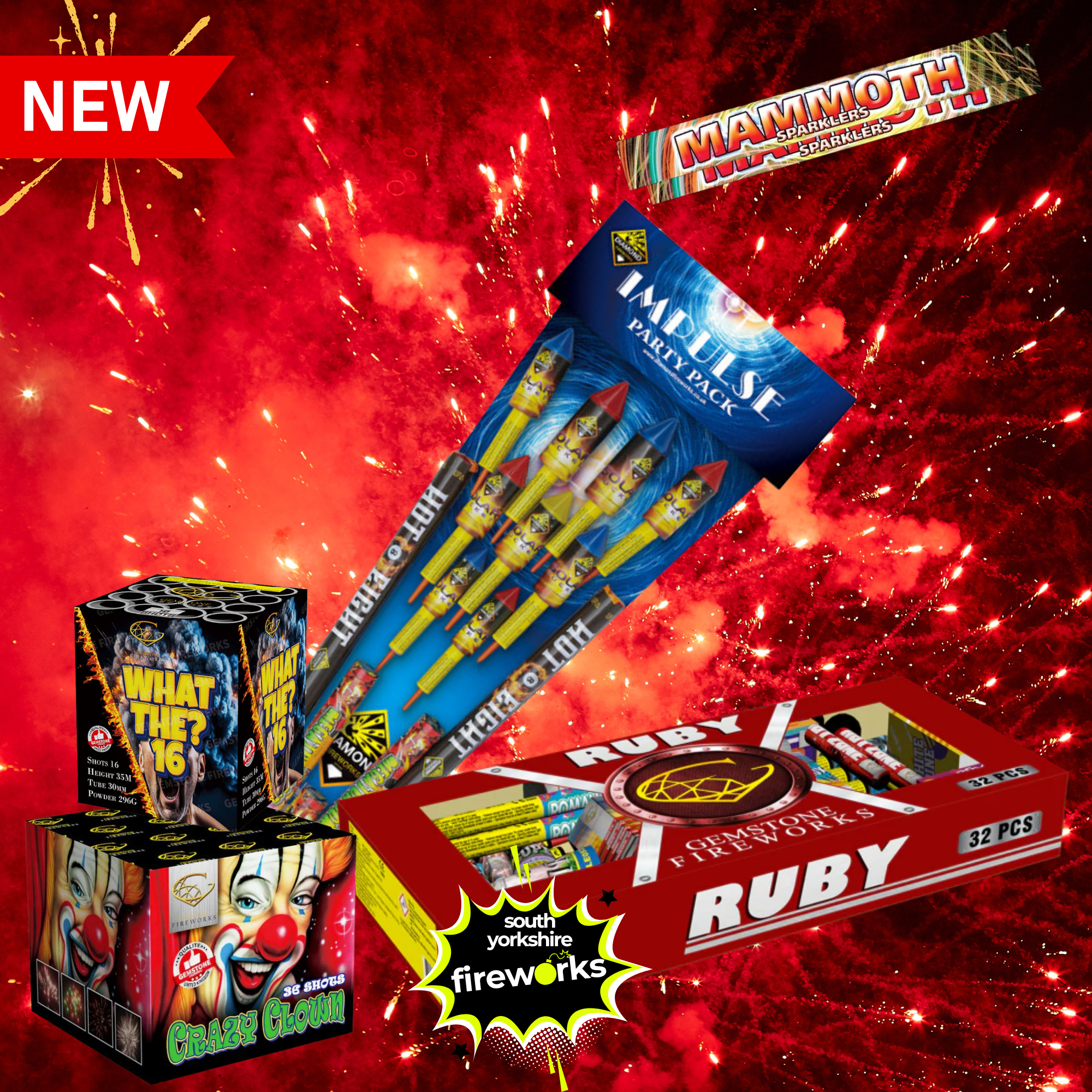 South Yorkshire Fireworks | Mini Mania Bundle – SOUTH YORKSHIRE FIREWORKS