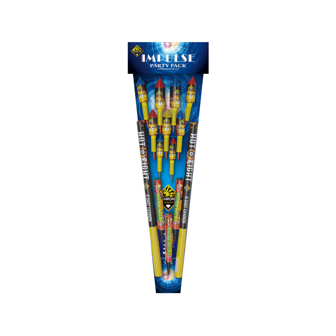 Diamond Fireworks | Impulse Party Pack – SOUTH YORKSHIRE FIREWORKS